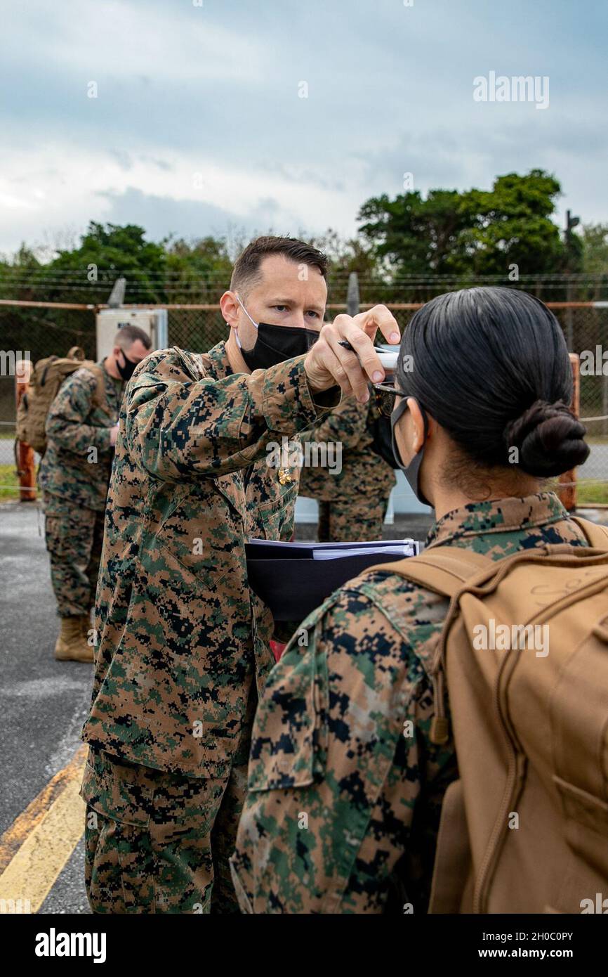 U.S. Navy Lt. Cmdr. Joshua Knapp with 3rd Marine Expeditionary Brigade ...
