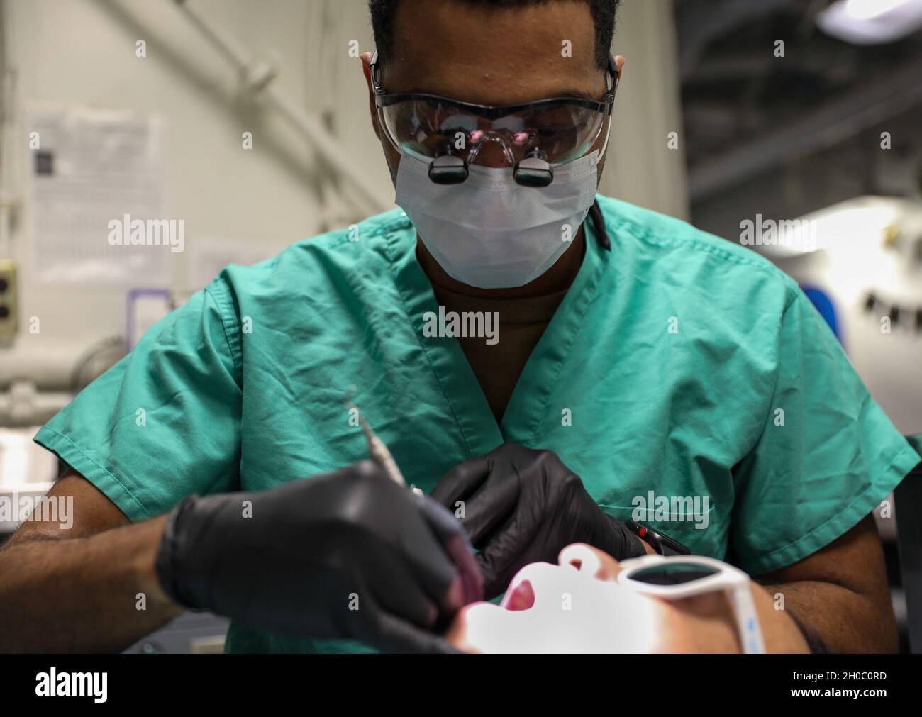 INDIAN OCEAN (Jan. 21, 2021) – U.S. Navy Hospital Corpsman 3rd Class ...