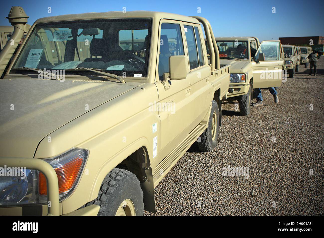 Iraqi security forces received 15 land cruisers worth almost $1 million ...