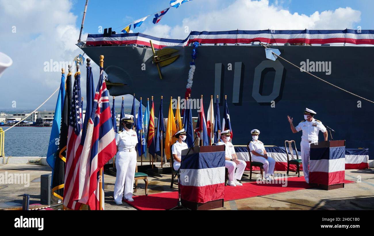 PEARL HARBOR, HAWAII (January 21, 2021) – Capt. Kenneth Athans ...