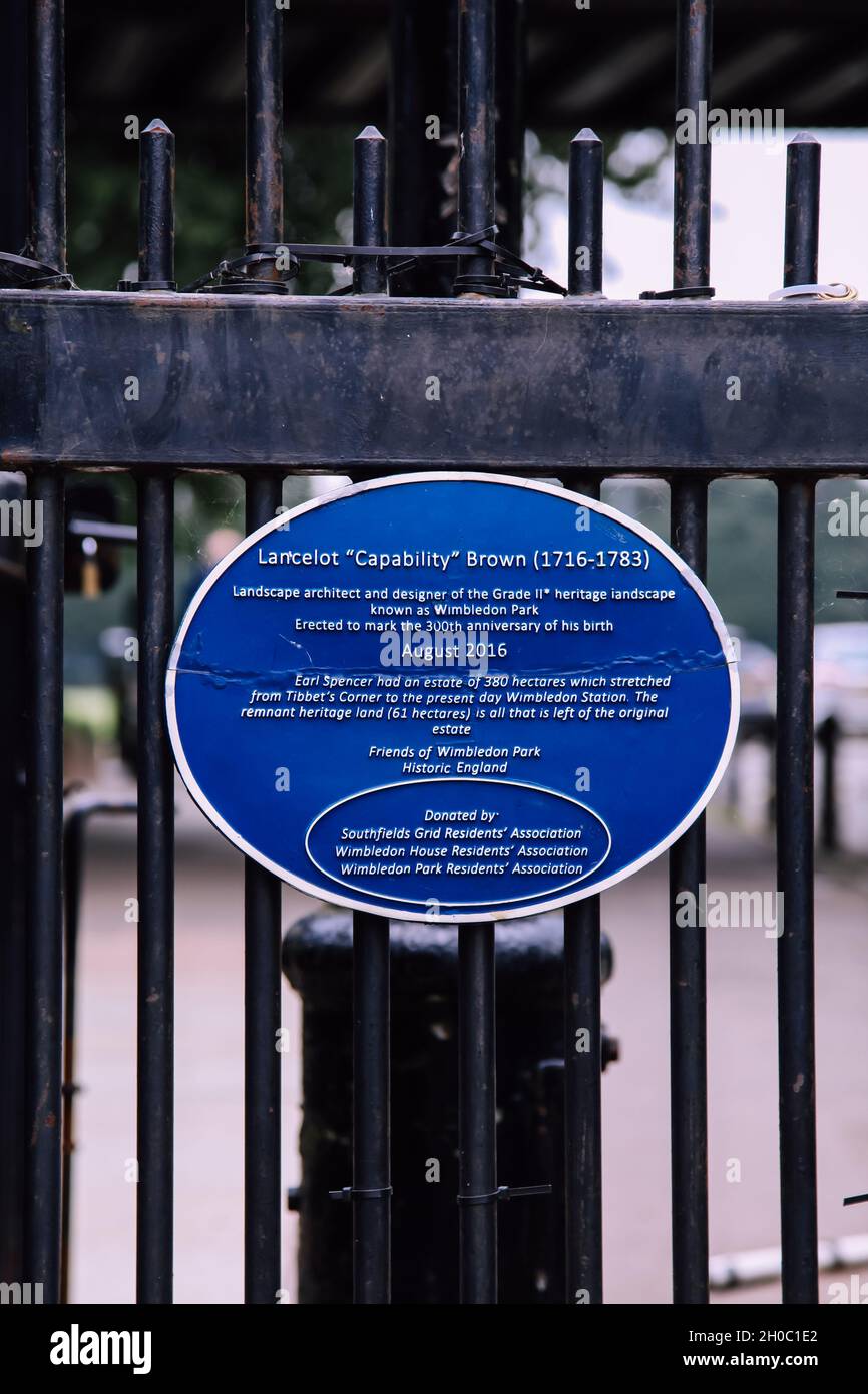 Wimbledon Park Entrance High Resolution Stock Photography and Images ...
