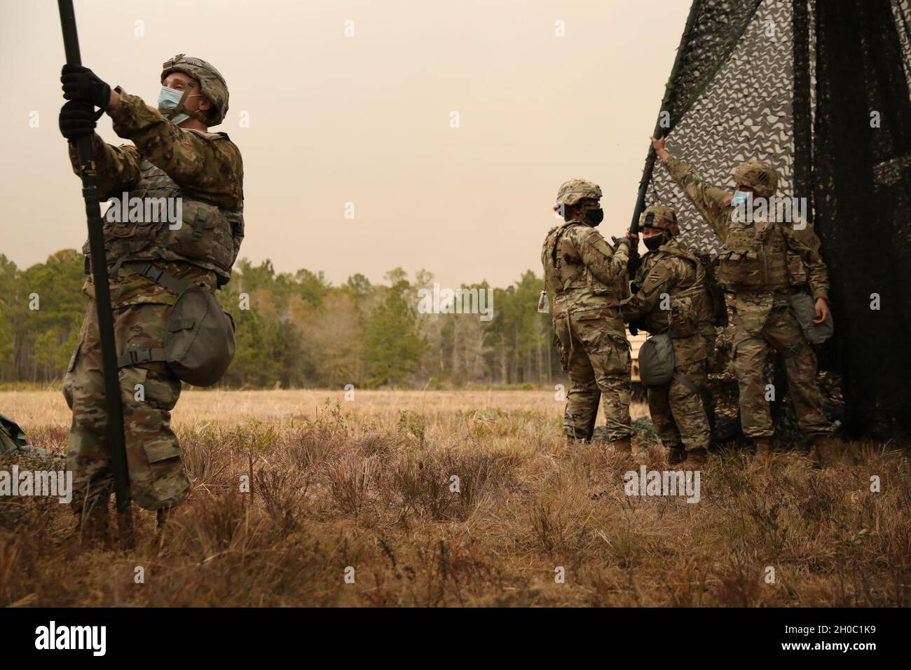Soldiers assigned to 632nd Support Maintenance Company, 87th Combat ...