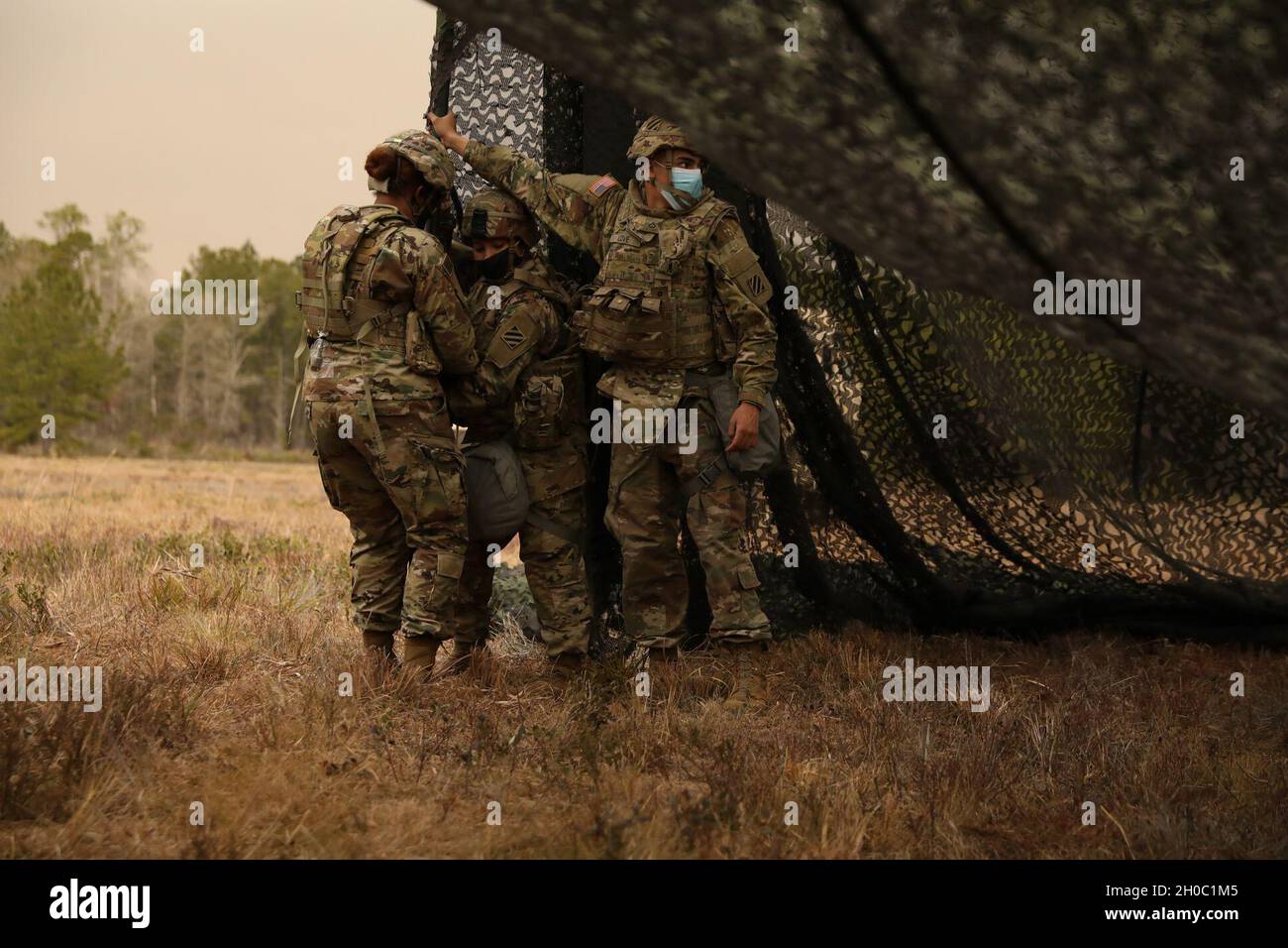 Soldiers assigned to 632nd Support Maintenance Company, 87th Combat ...