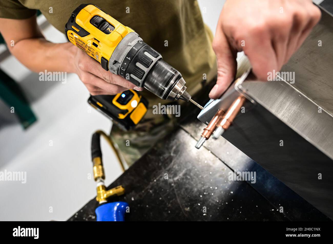 Rivet hole hi-res stock photography and images - Alamy