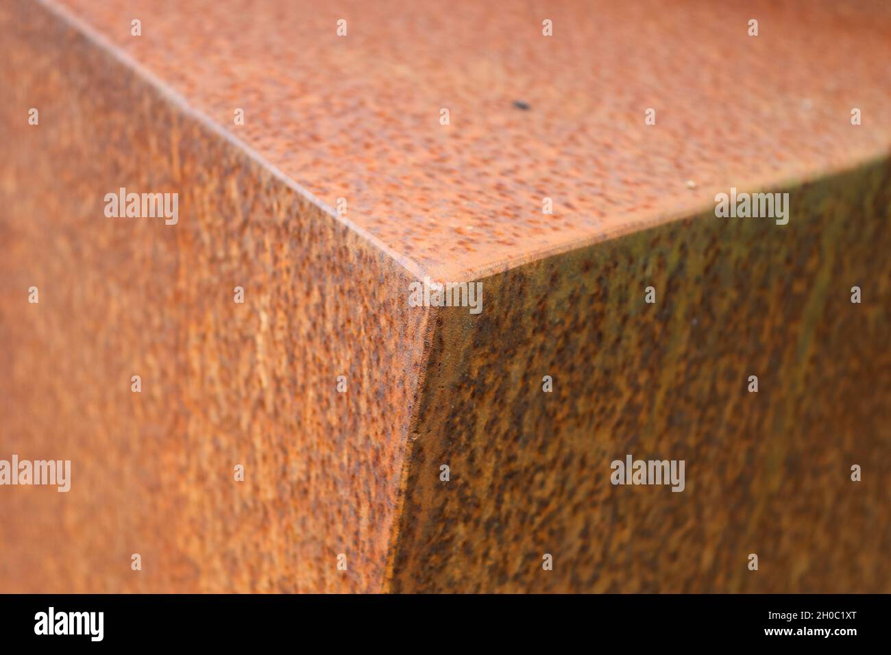 Detailed close up surface of rusty metal and steel with lots of ...