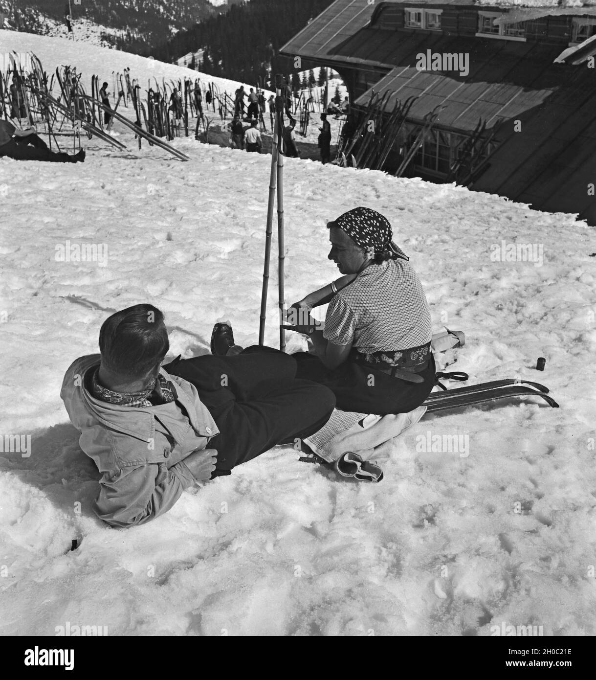 Mittelberg kleinwalsertal Black and White Stock Photos & Images - Alamy