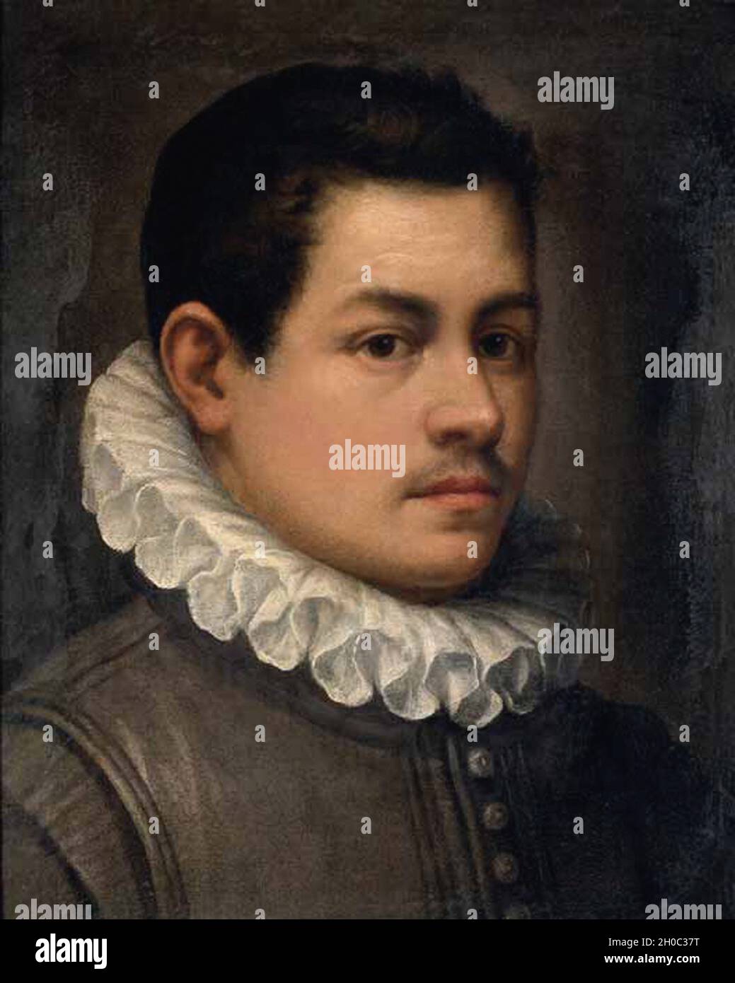 Vintage portrait art by Annibale Carracci Stock Photo - Alamy
