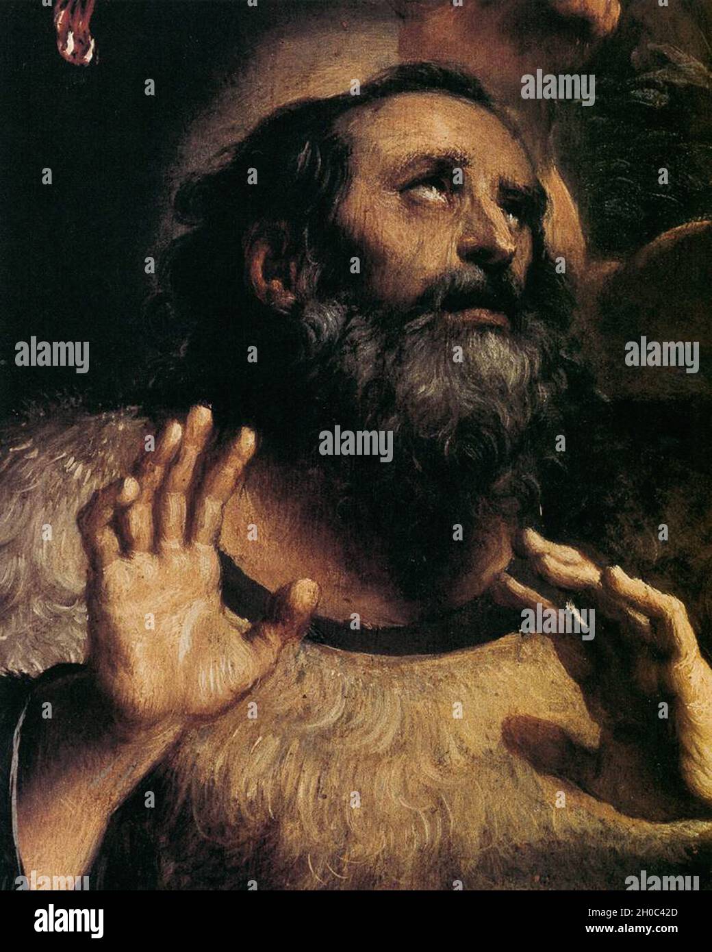 Vintage portrait art by Annibale Carracci Stock Photo - Alamy