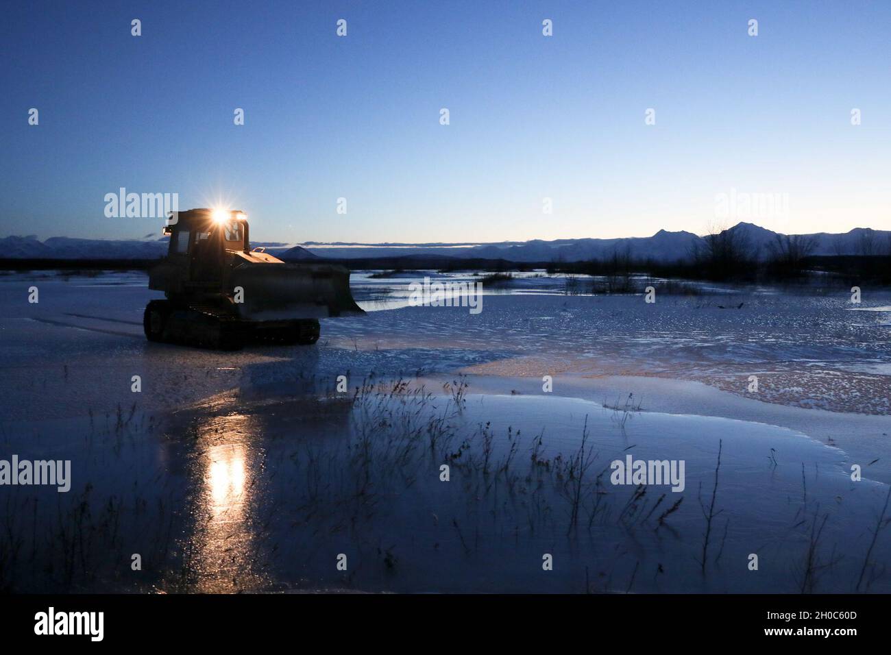 A paratrooper with 6th Brigade Engineer Battalion, 4th Infantry Brigade ...