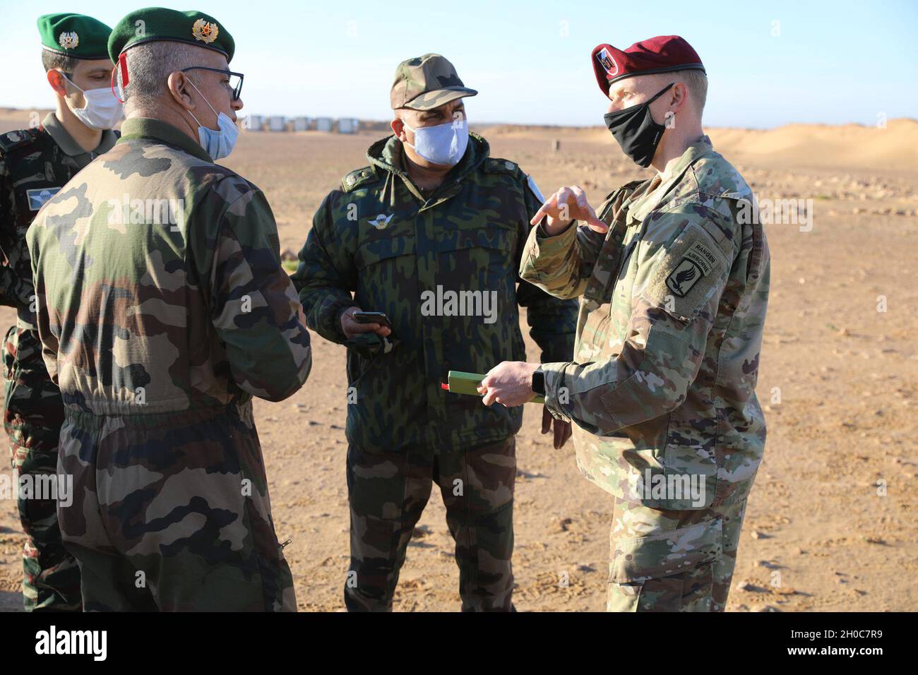 Capt. Jonathan Paul, 173rd Brigade (Airborne), explains his unit's ...