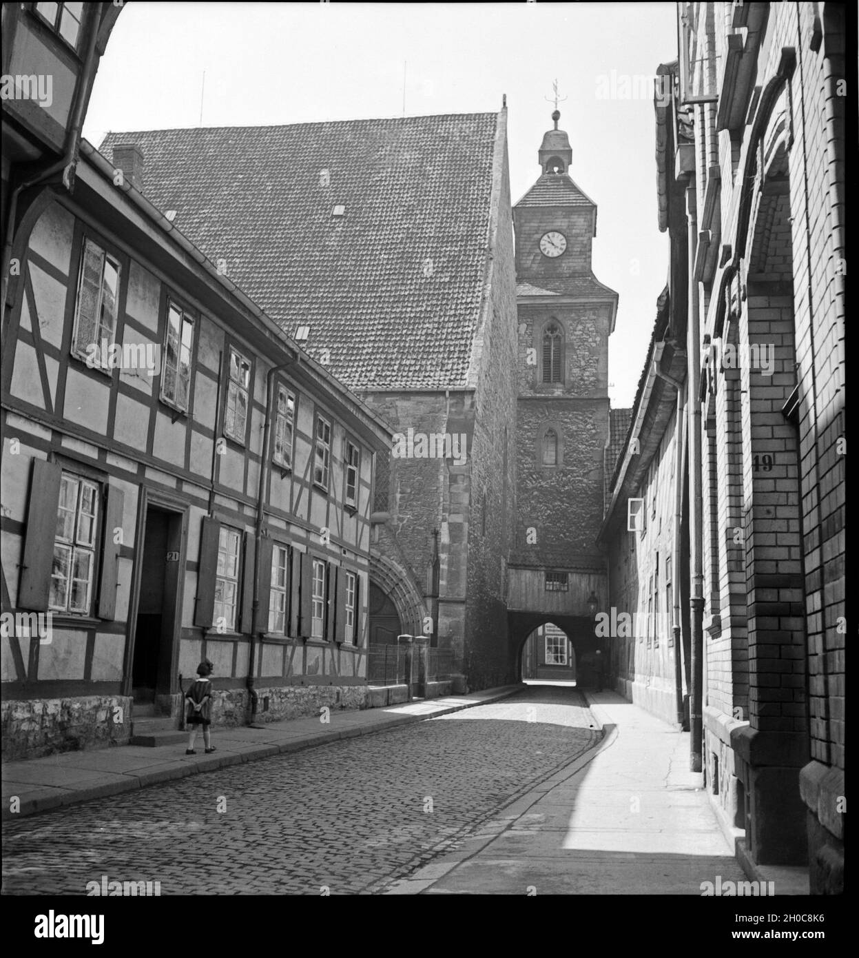 Die evangelisch lutherische St. Marien Kirche in Göttingen. Deutschland ...
