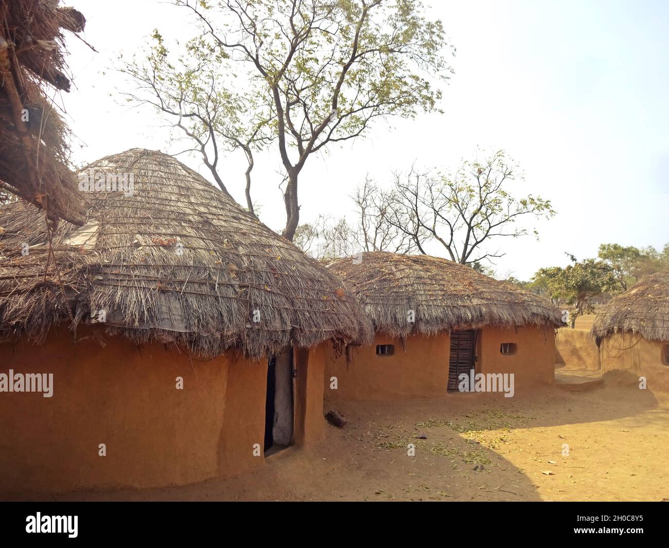 huts from rural india Stock Photo - Alamy