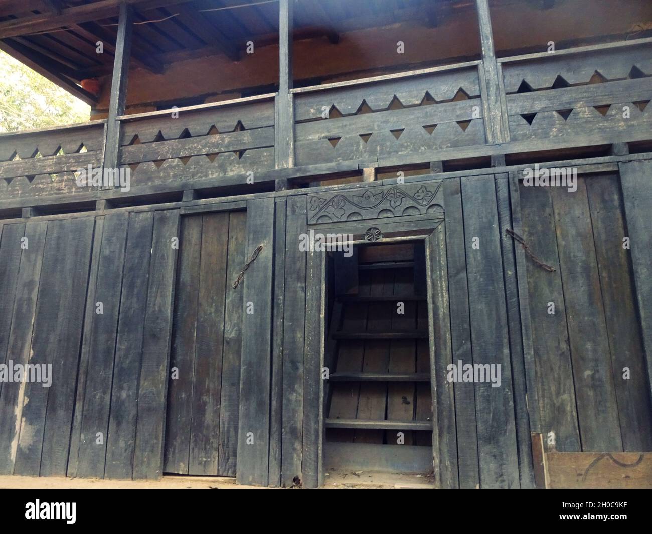 huts at indian rural village Stock Photo - Alamy