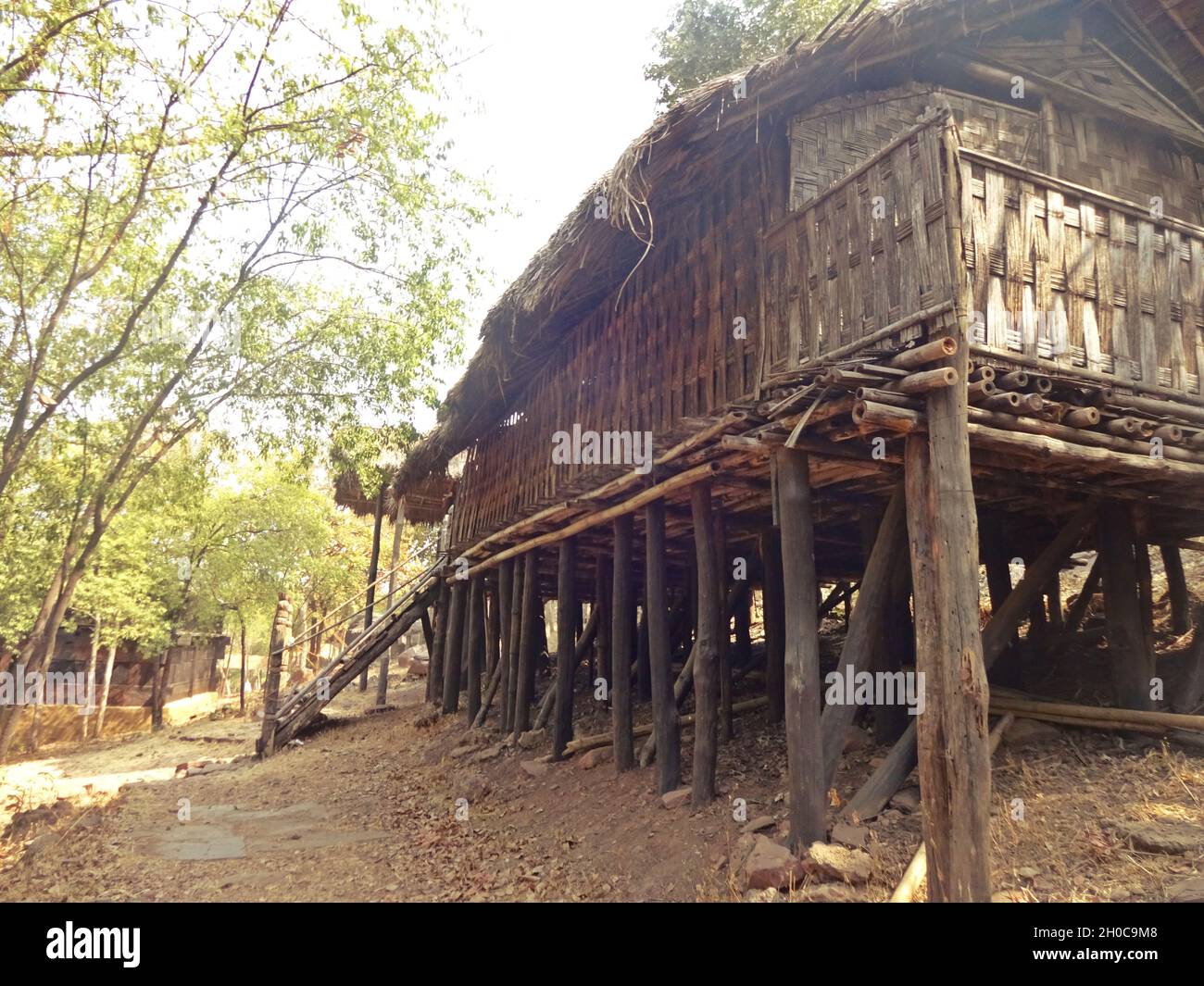 huts from rural india Stock Photo - Alamy