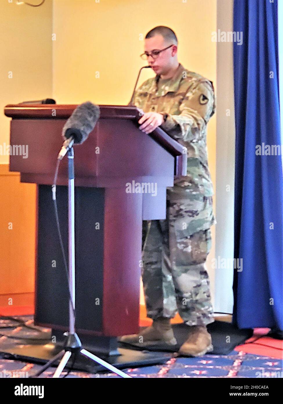 Staff Sgt. Anthony Cintron with U.S. Army Garrison Fort McCoy ...