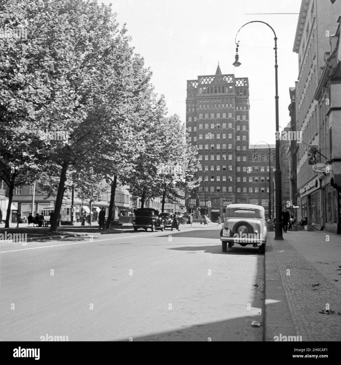 Das Wilhelm Marx Haus in der Stadtmitte von Düsseldorf, Deutschland ...
