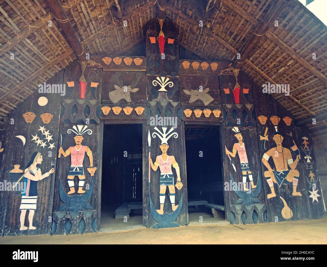 huts at indian rural village Stock Photo - Alamy