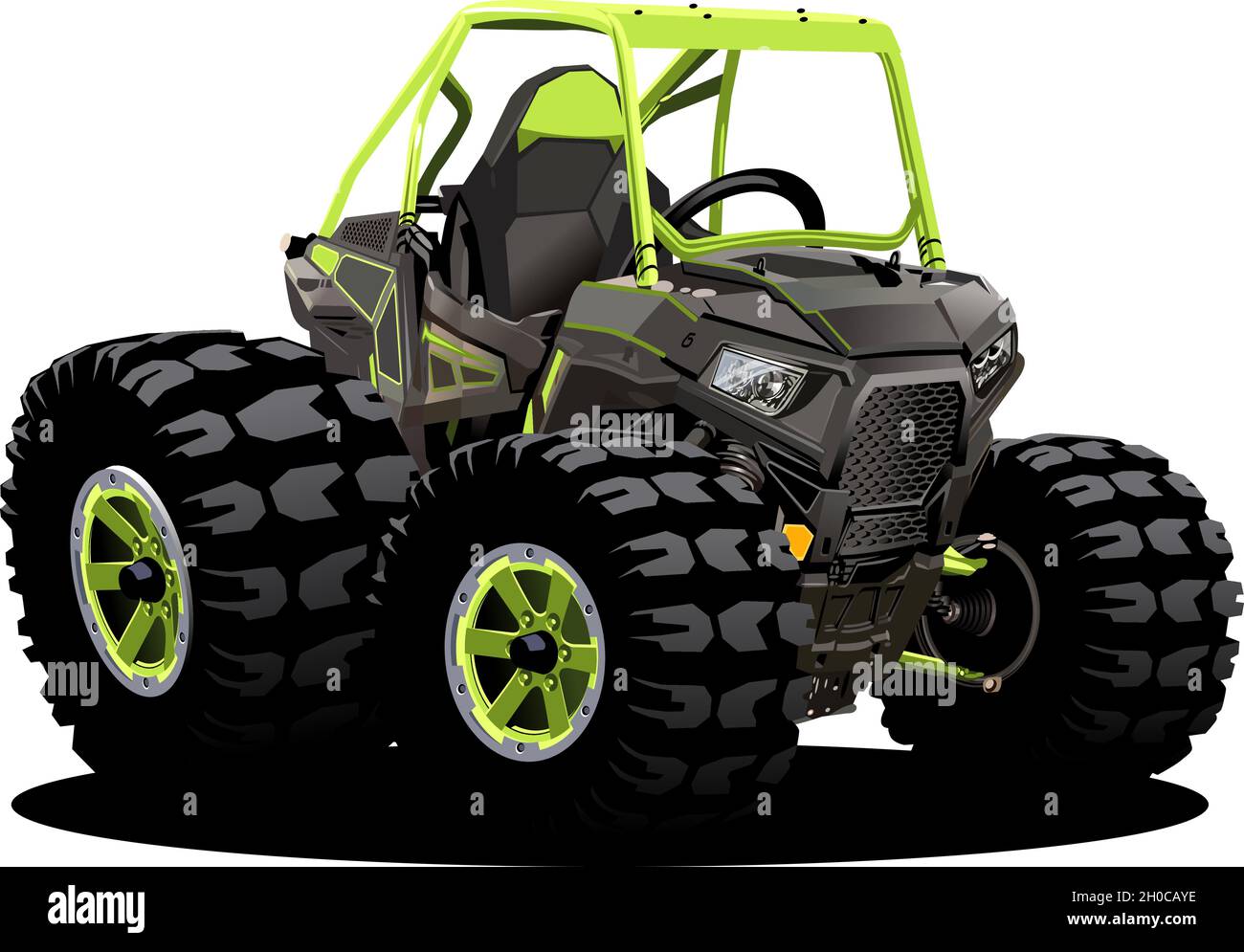 Vector Cartoon Buggy. Available EPS-10 vector format separated by ...