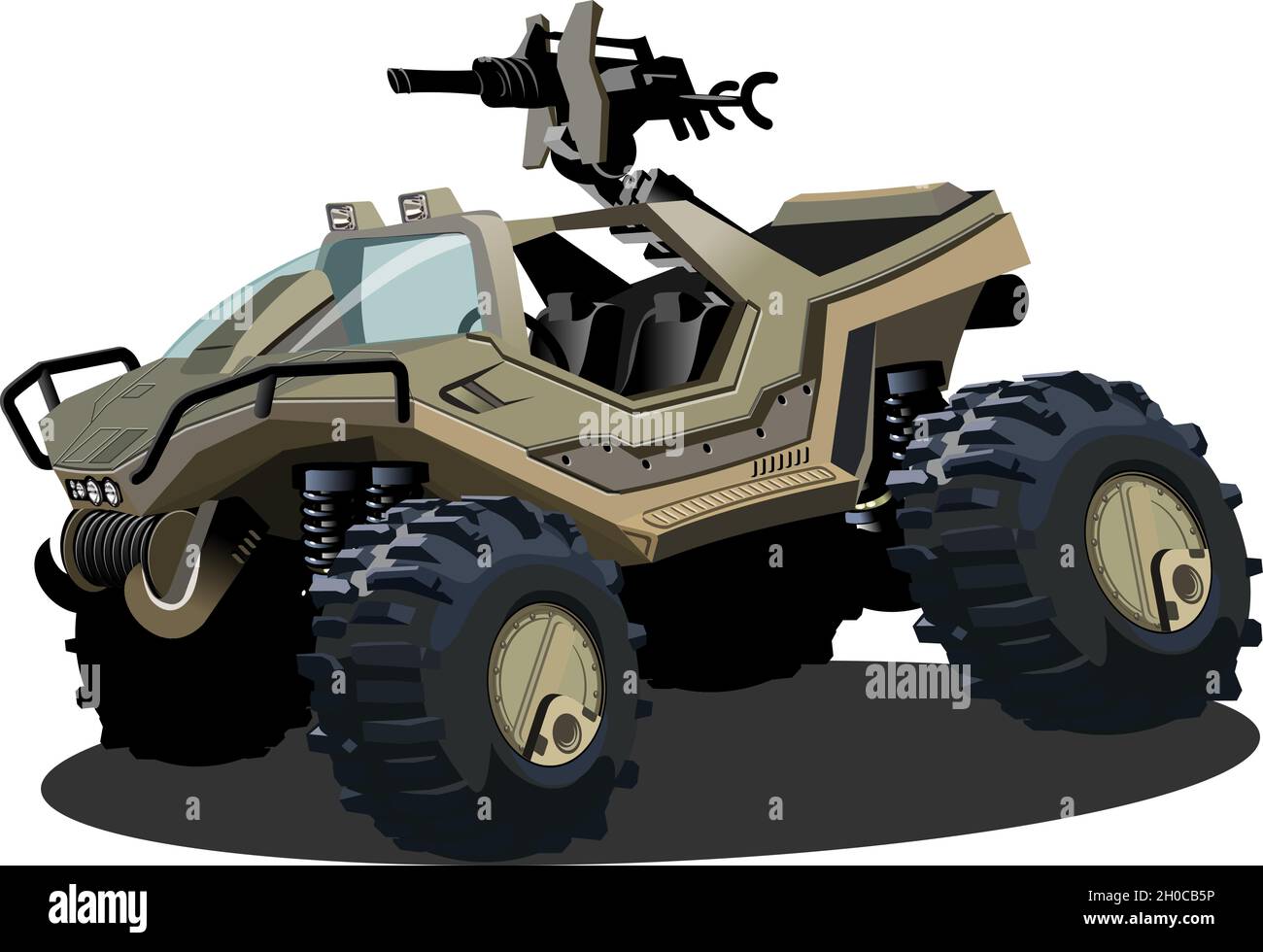 Vector Cartoon sci-fi vehicle. Available EPS-10 vector format separated ...