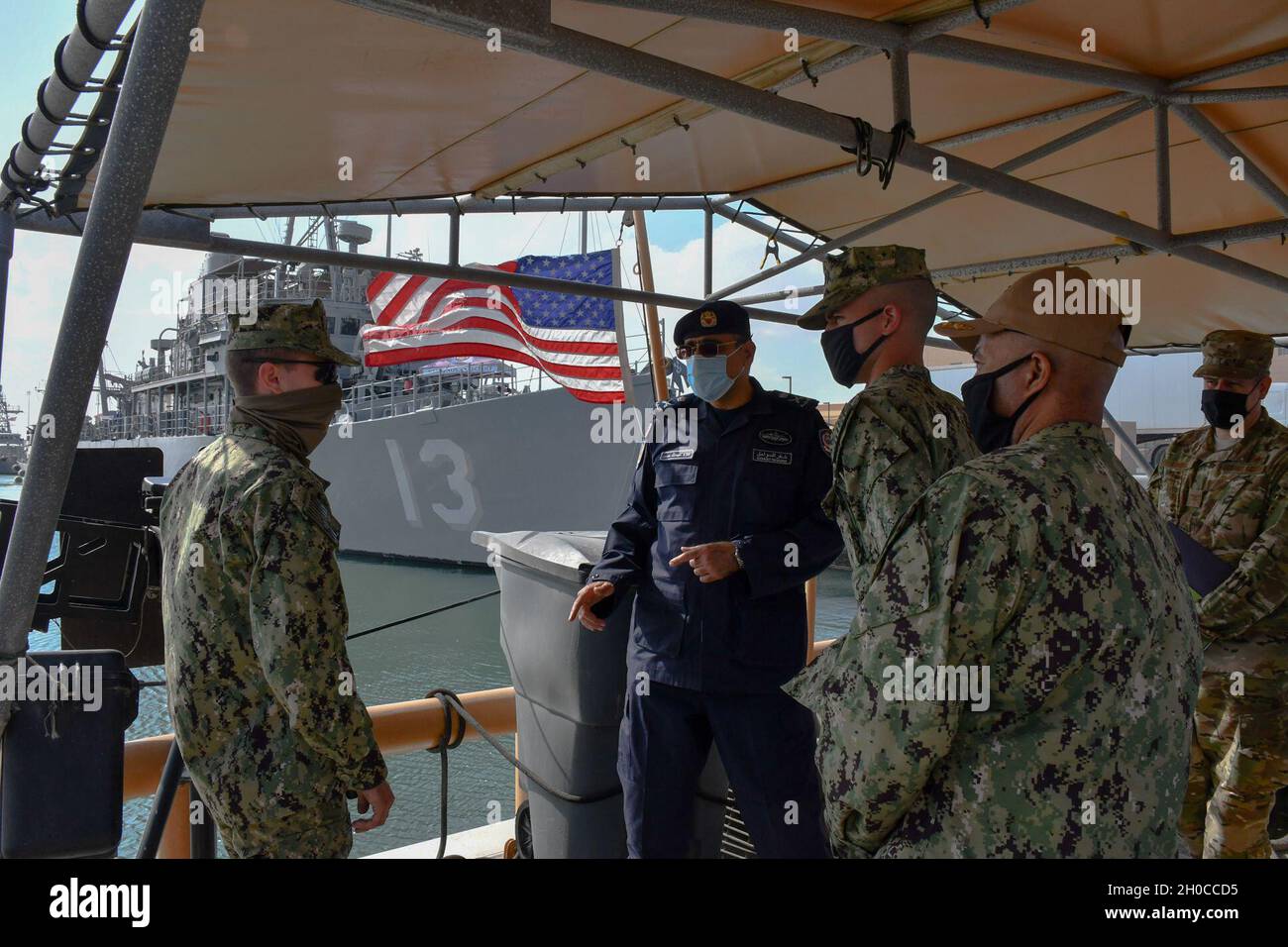 210121-G-DV874-1009 NAVAL SUPPORT ACTIVITY BAHRAIN (Jan 21, 2021) - Maj ...