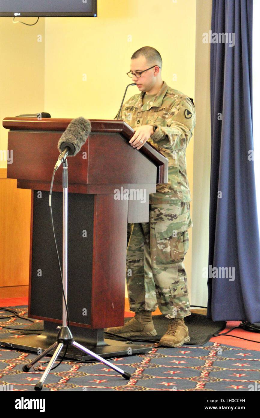 Staff Sgt. Anthony Cintron with U.S. Army Garrison Fort McCoy ...