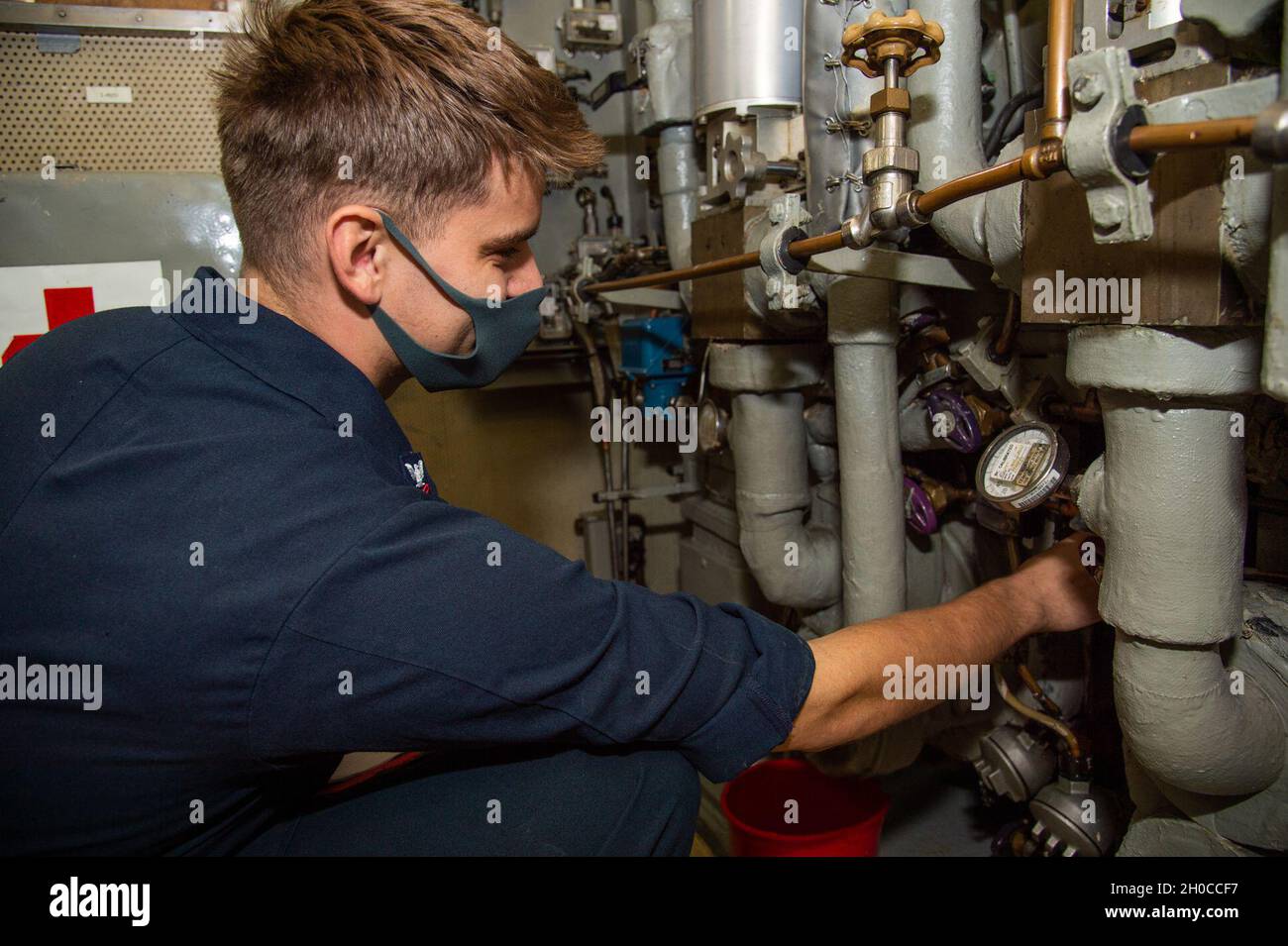PACIFIC OCEAN (Jan. 21, 2021) Machinist’s Mate (Auxiliary) 2nd Class ...