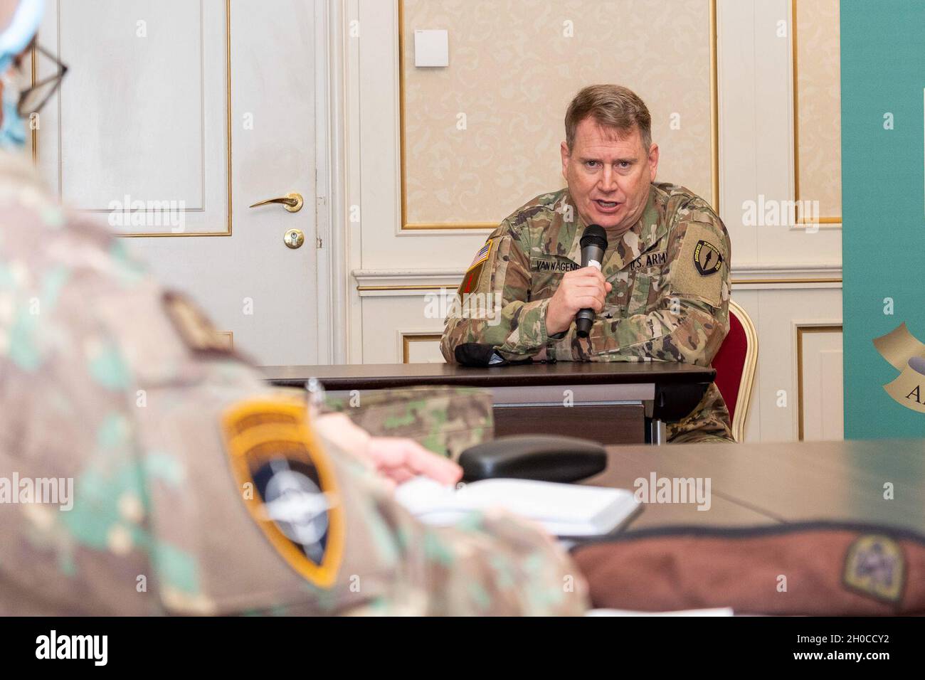 U.S. Army Brig. Gen. Matthew Van Wagenen, deputy chief of staff for ...