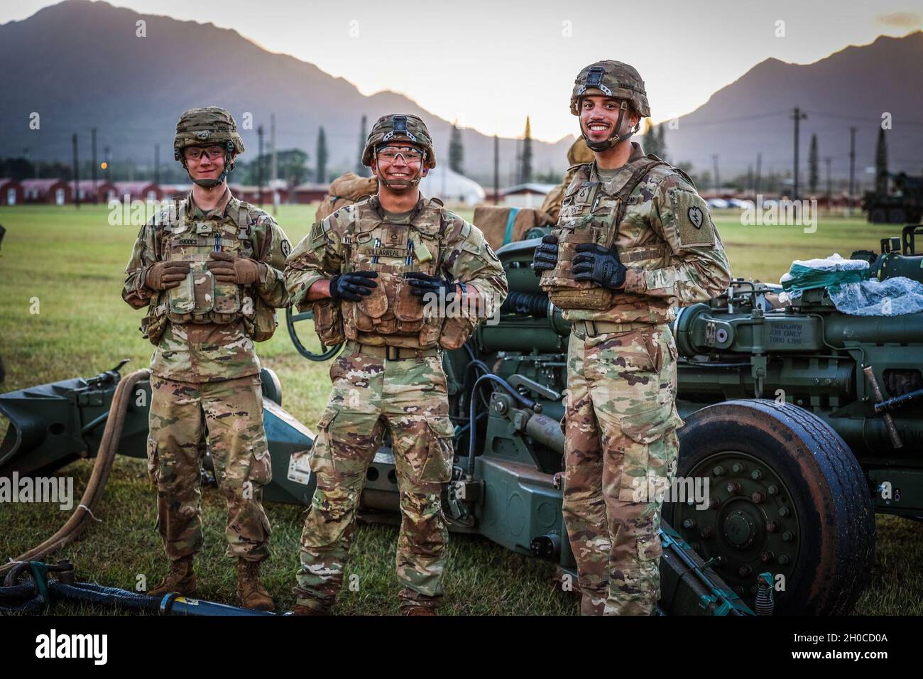 Soldiers from Charlie Battery “Copperhead”, 3rd Battalion, 7th Field ...