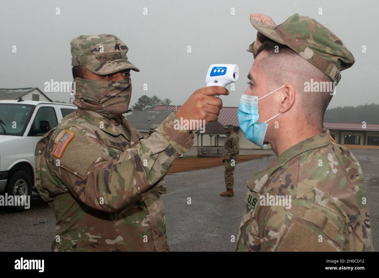 U.S. Army Shannon Haynes, a force protection NCO with the 642nd ...