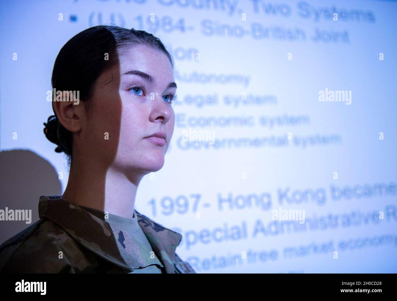 U.S. Air Force Senior Airman Kayley Smith, 18th Operation Support ...