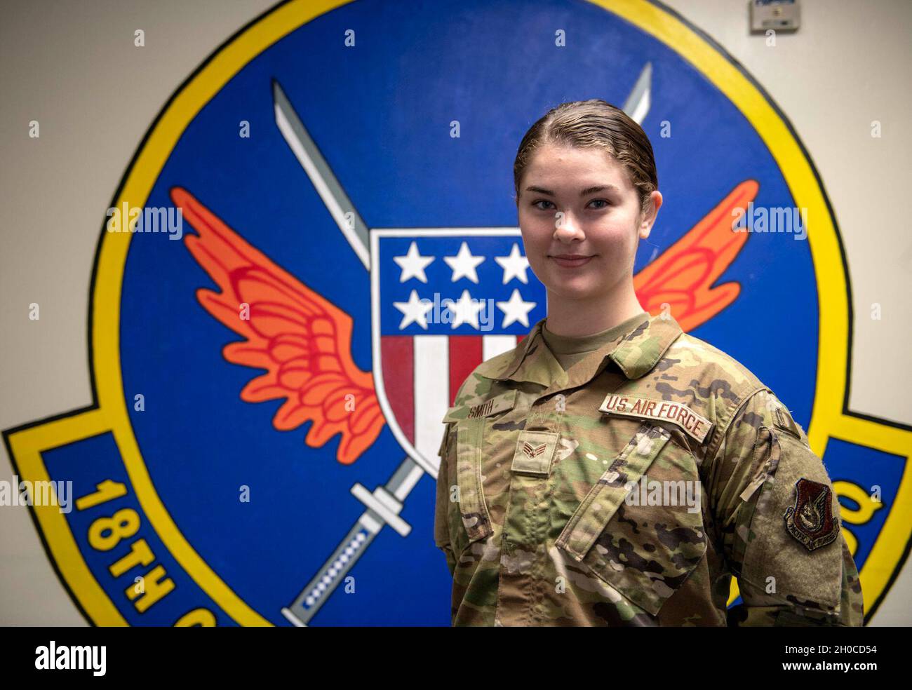 U.S. Air Force Senior Airman Kayley Smith, 18th Operation Support ...