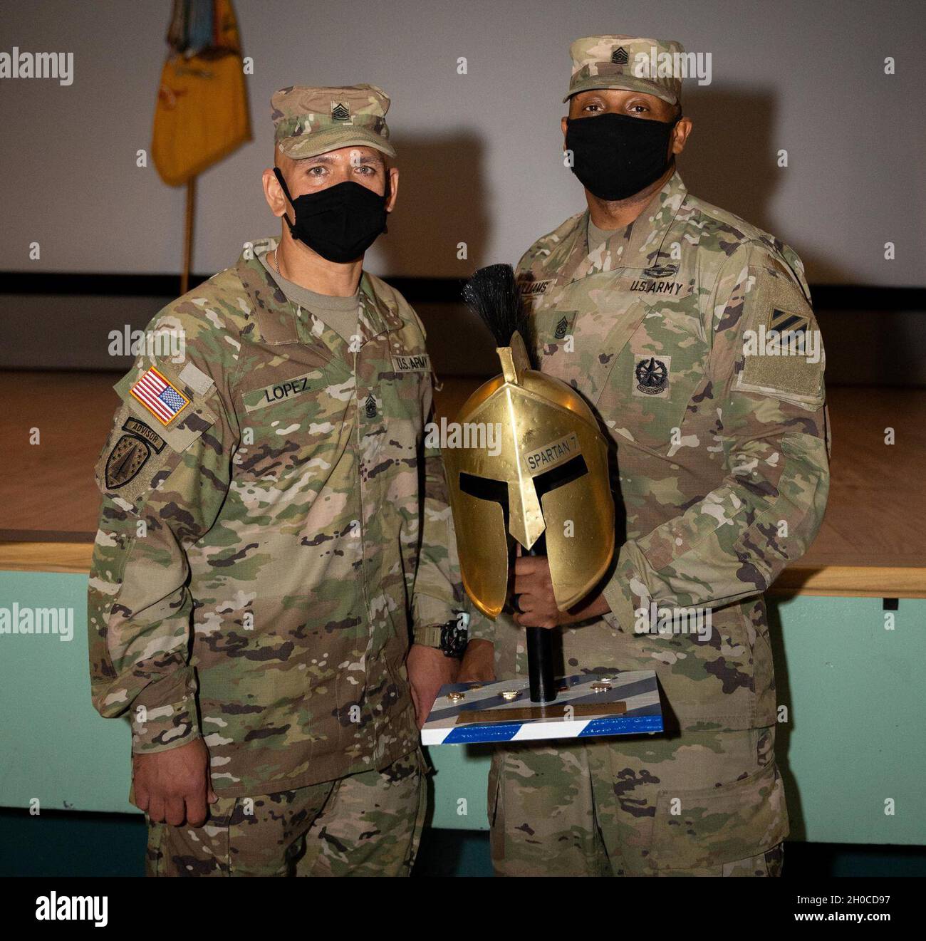 Incoming senior enlisted advisor, Command Sgt. Maj. Jaime Lopez of the ...