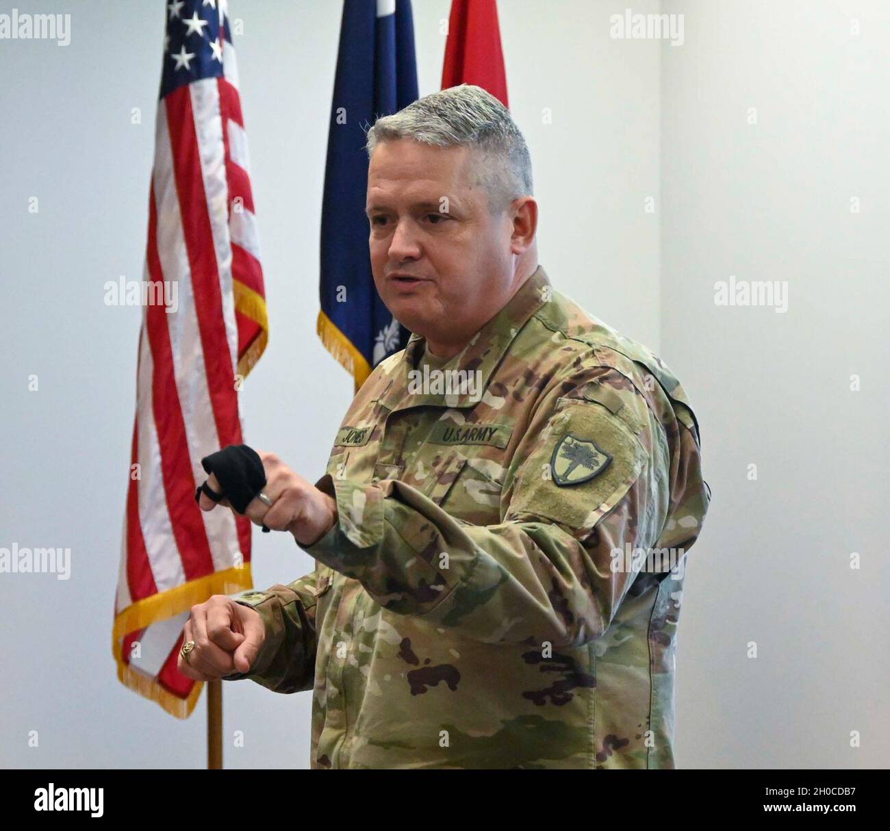 U.S. Army Lt. Col. Hardy Paschal, South Carolina National Guard state ...