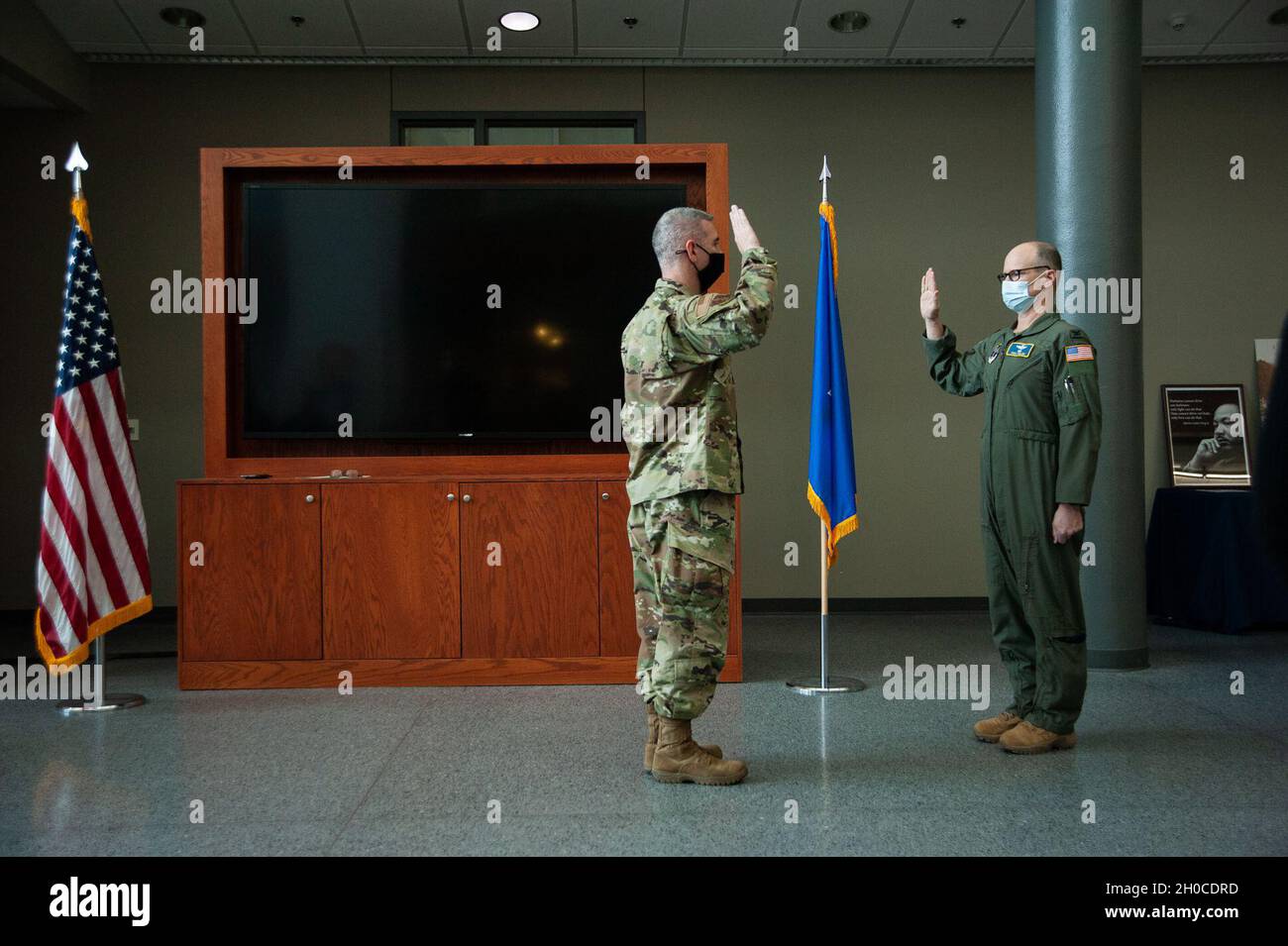 Newly-promoted Col. Frederick Phelan takes the Oath of Office ...