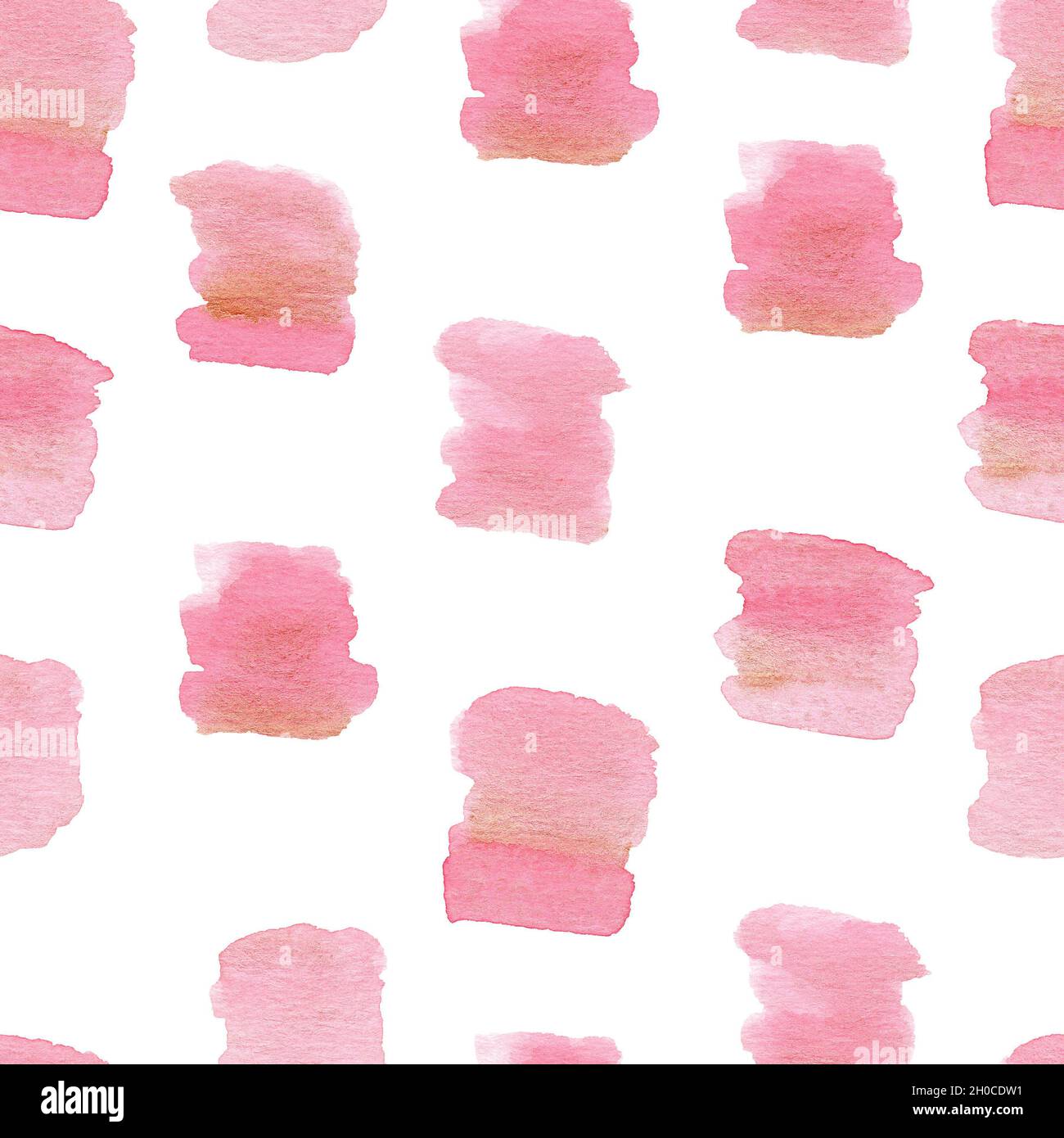 Watercolor pink brush strokes abstract background. Hand painted ...