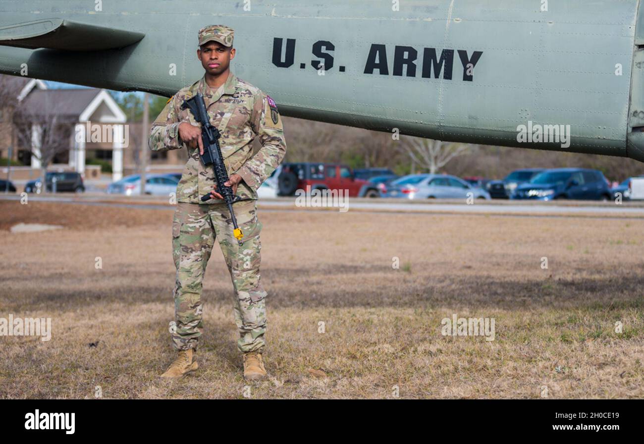 U.S. Army Staff Sgt. Caleb Stinson with 4th Security Forces Assistance ...