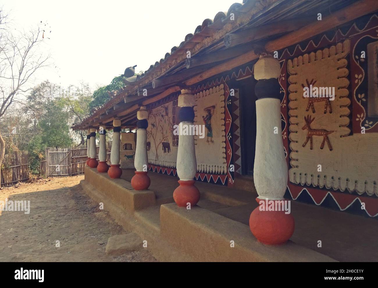 huts from rural india Stock Photo - Alamy