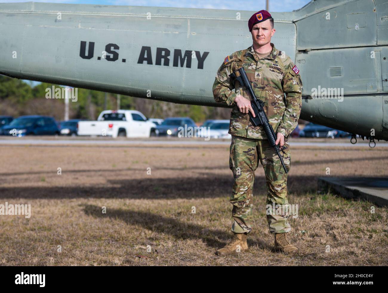 U.S. Army Staff Sgt. Austen Vaughn with U.S. Army Operations Command ...