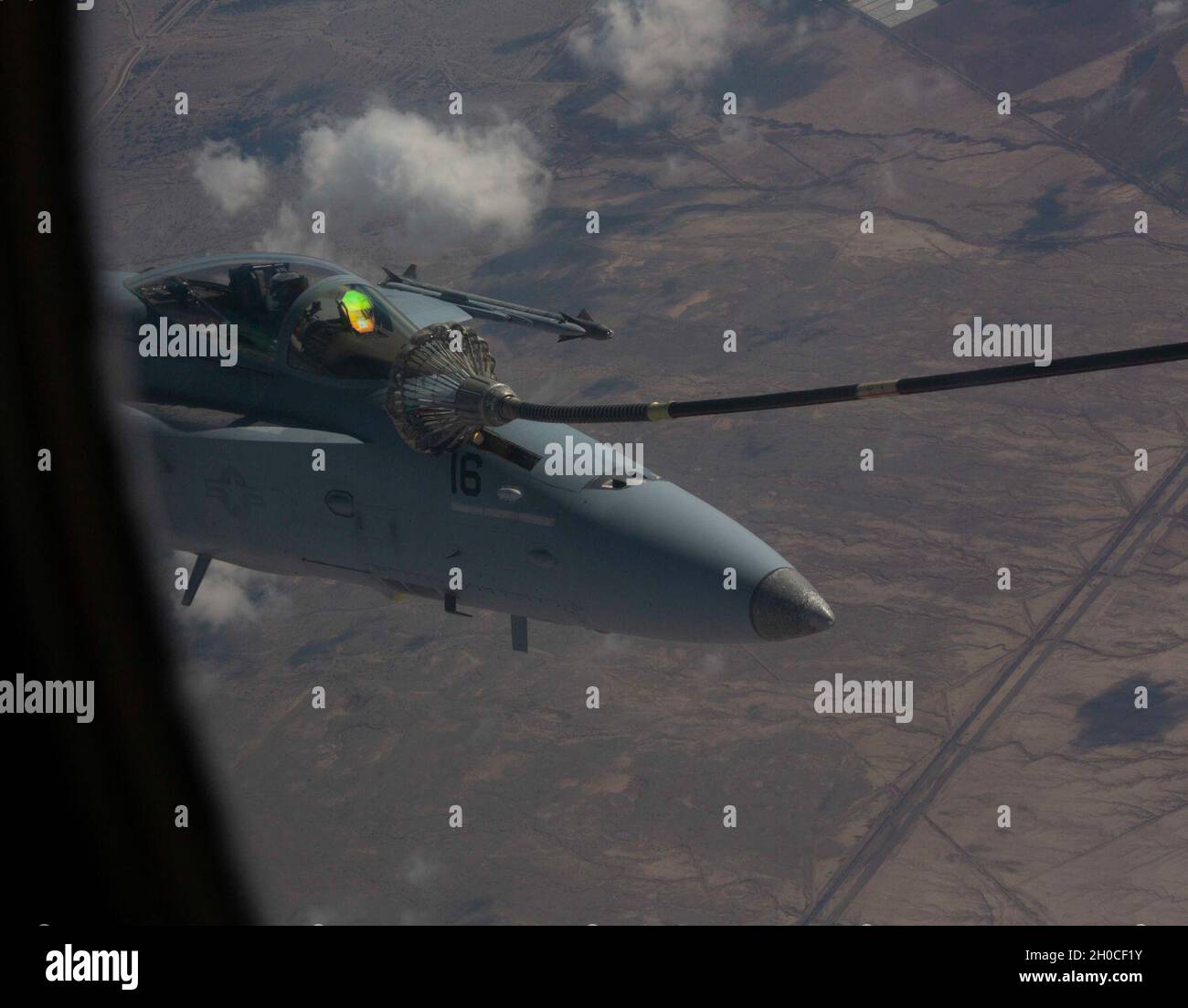 U.S. Marine Corps pilots with Marine Aerial Refueler Transport Squadron ...