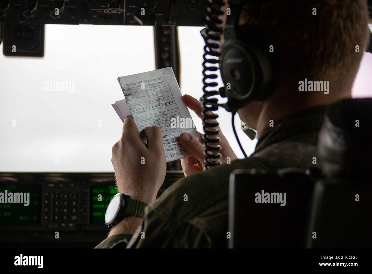 U.S. Marine Corps pilots with Marine Aerial Refueler Transport Squadron ...