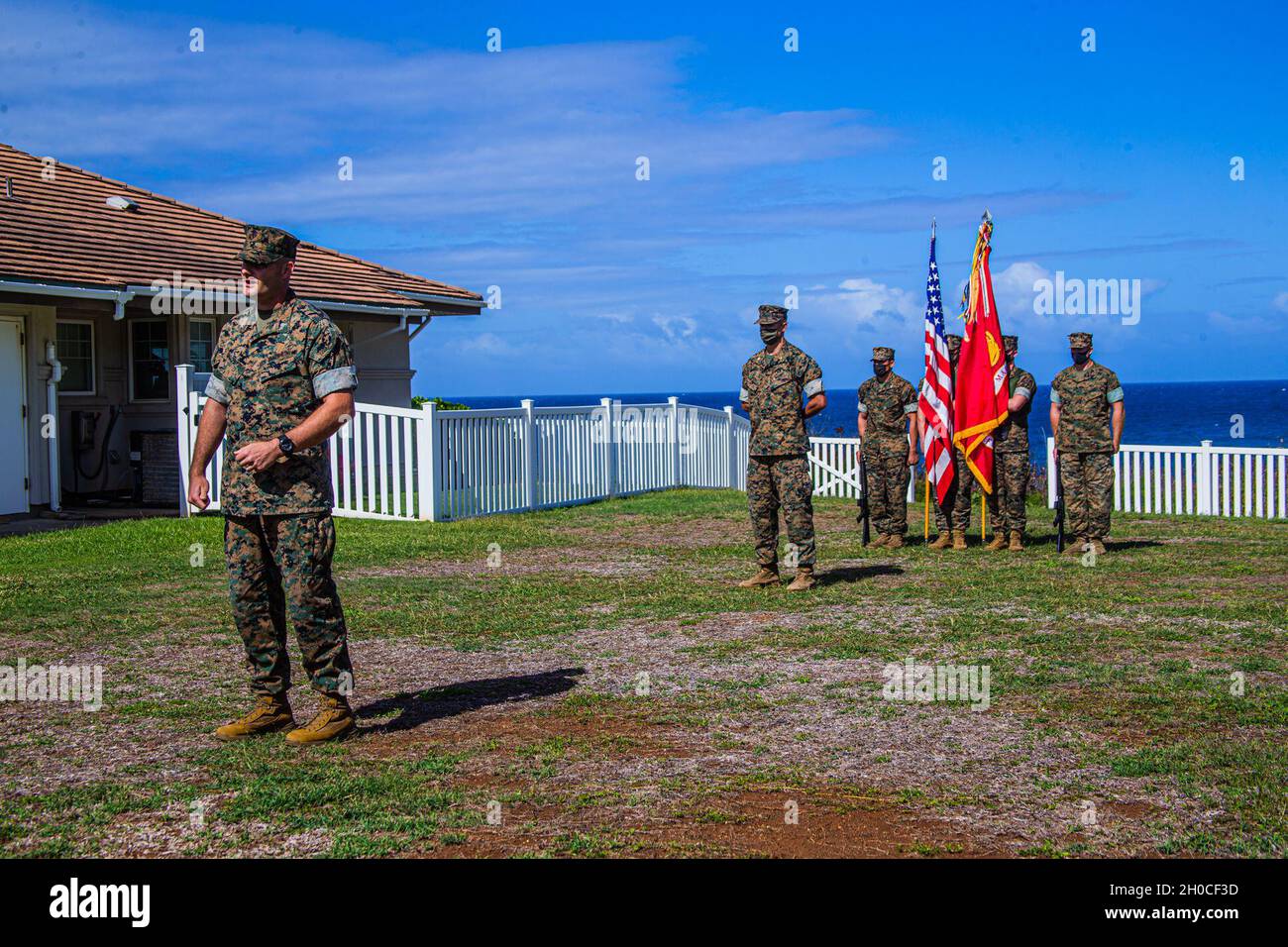 U.S. Marine Corps Lt. Col. Adam Sacchetti, commanding officer, 1st ...
