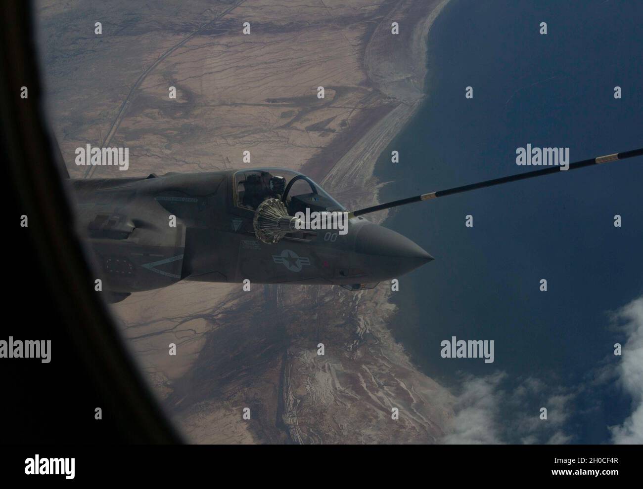 U.S. Marine Corps pilots with Marine Aerial Refueler Transport Squadron ...