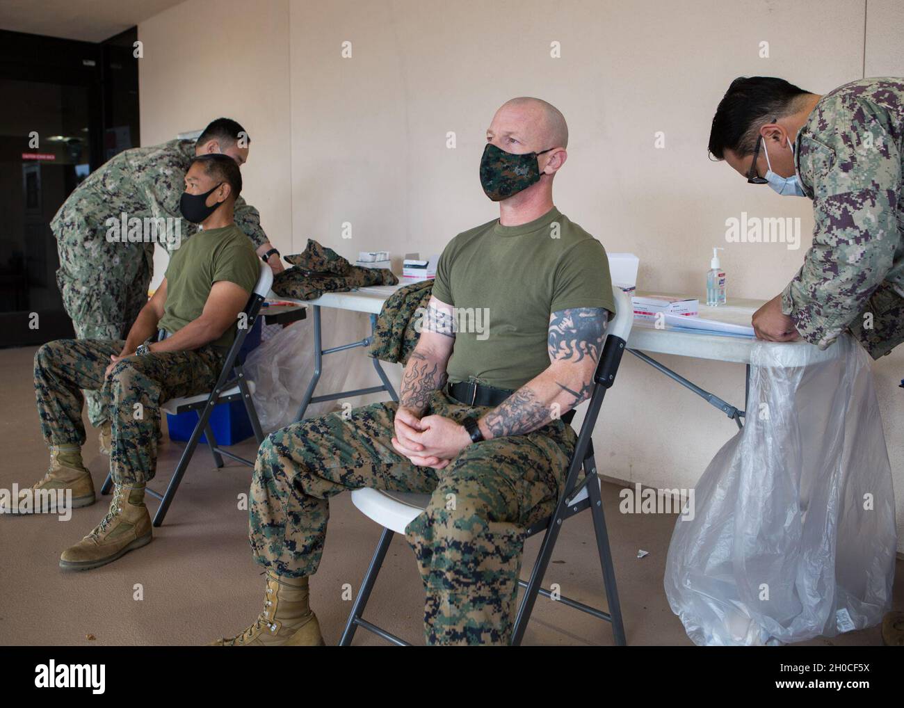 U.S. Marine Sgt. Maj. David Wilson, sergeant major of 3rd Marine ...