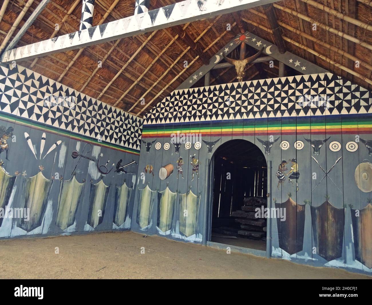 huts at indian rural village Stock Photo - Alamy