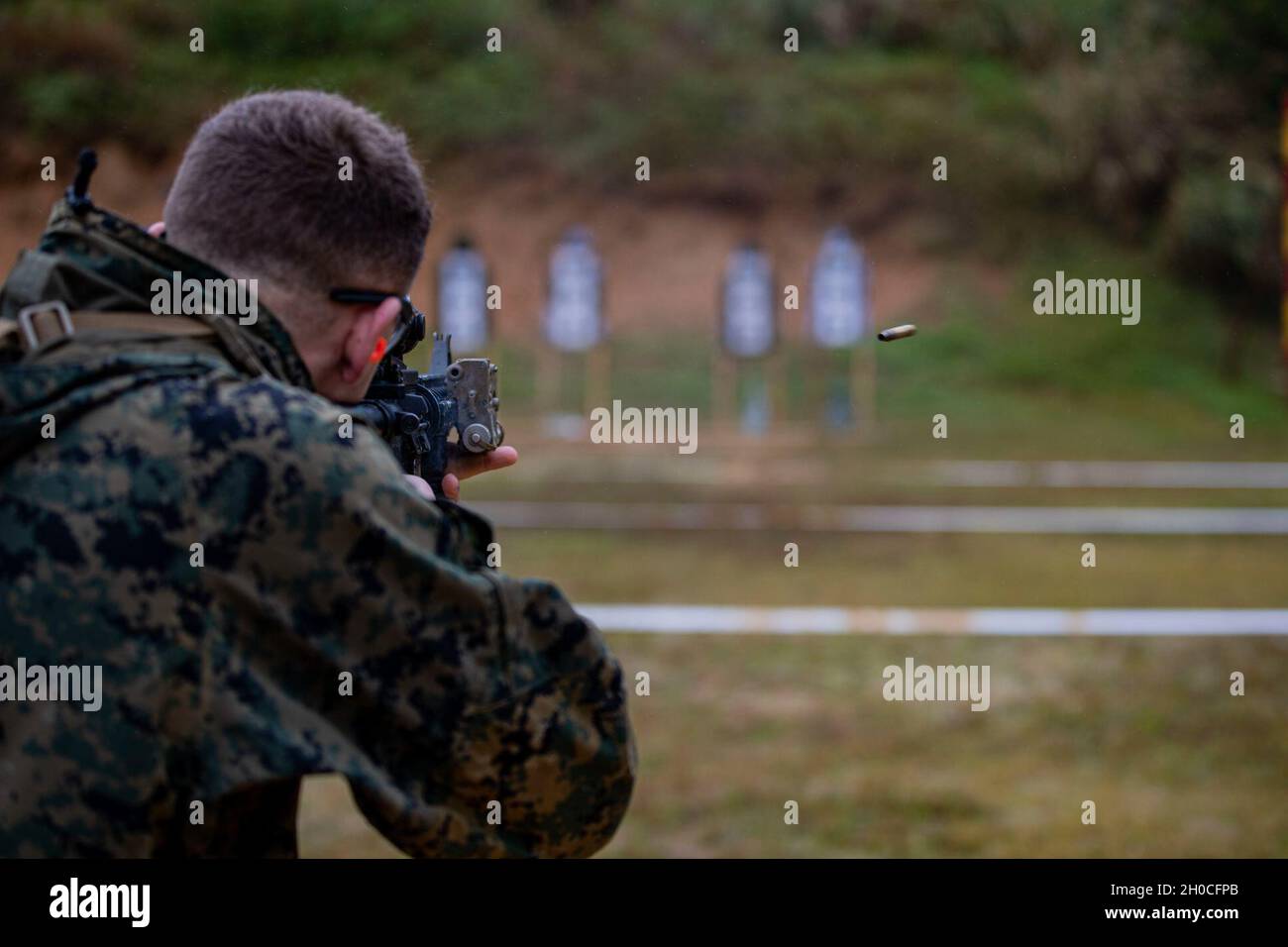 U.S. Marine Corps Lance Cpl. Bradley Jones, a ground electric ...
