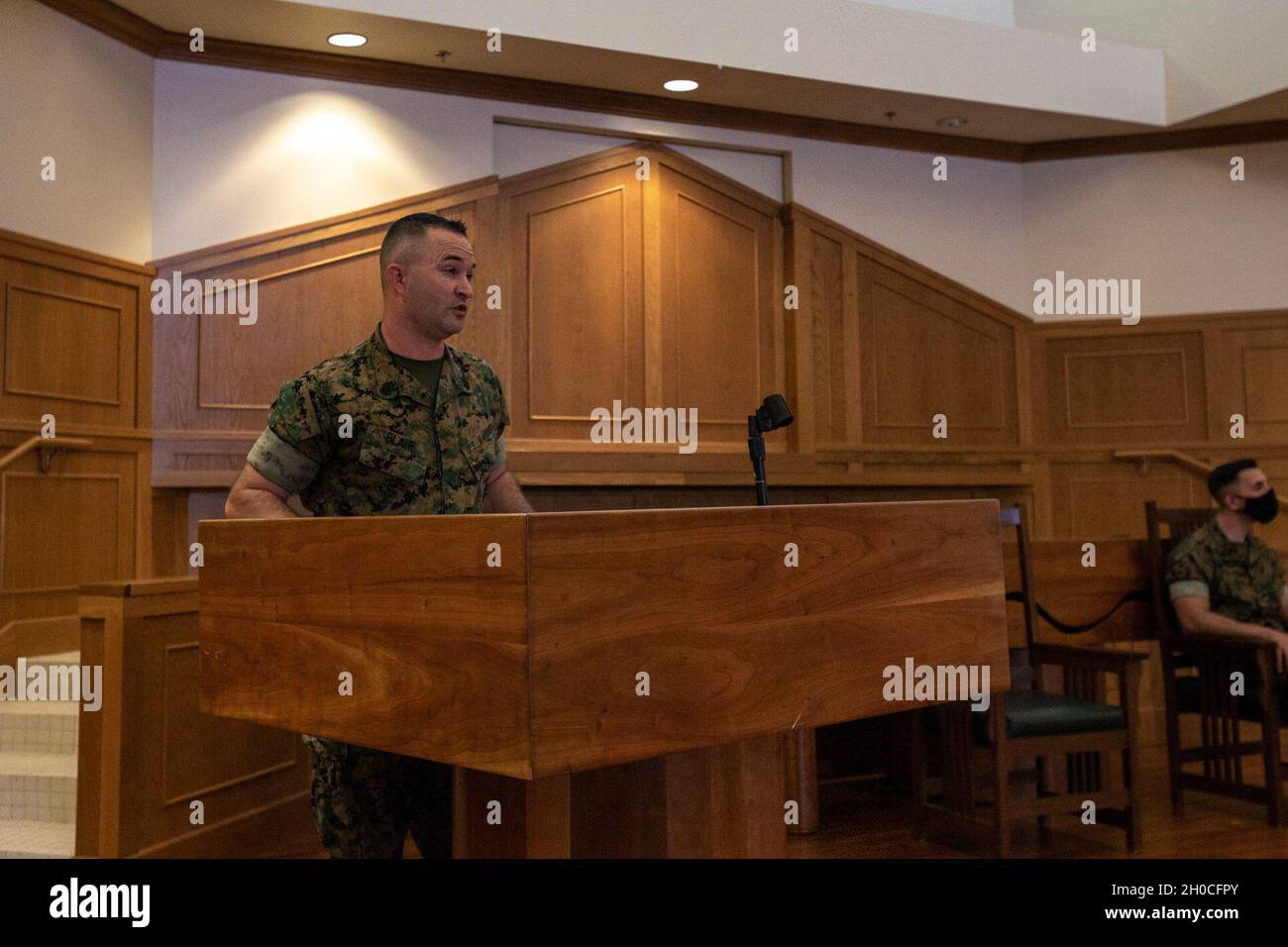 U.S. Marine Corps Gunnery Sgt. Kyle Blair, company gunnery sergeant ...