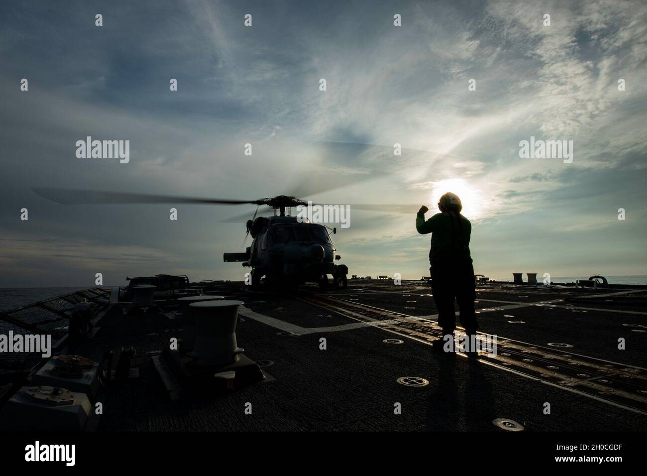 PACIFIC OCEAN (Jan. 22, 2021) U.S. Navy Aviation Electrician’s Mate 2nd ...