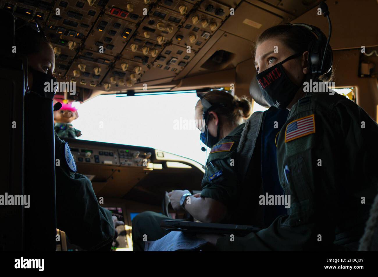 Maj. Victoria McBride, Head Quarters Air Mobility Command KC-46 ...