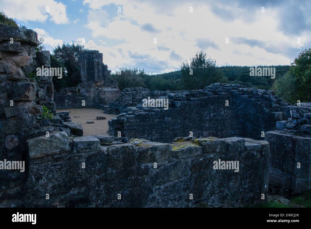 Beaurepaire Manor House ruins Stock Photo - Alamy