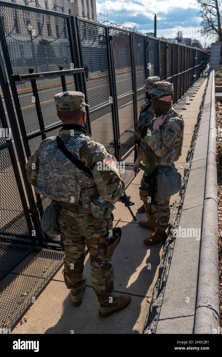 U.S. Army Sgt. Anthony Plamann, front, Spc. Austin Hanten, middle, and ...